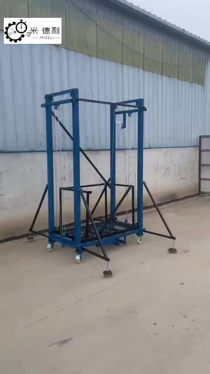 500kg 6m Télescopique Pliant Électrique Échafaudage Portable Sûr ...