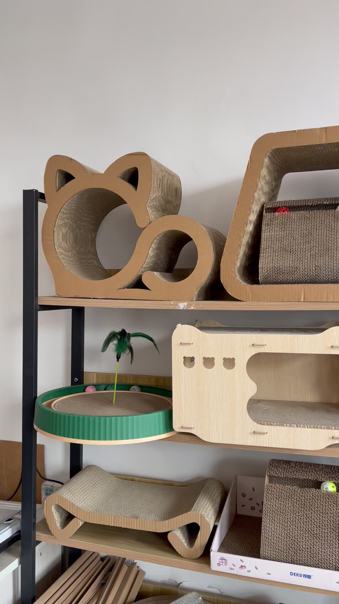 Cat Grab Board Cat Grab,Indoor Kitten Toy Wooden Ball Track High Grab ...