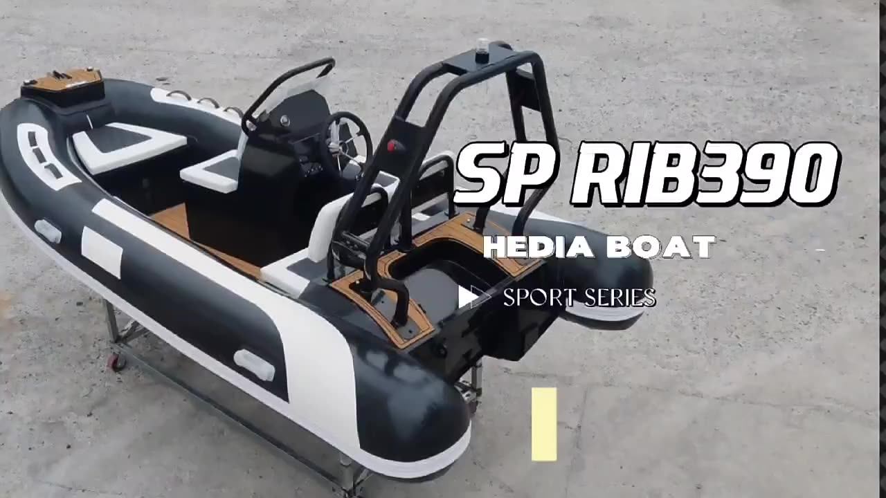 390 Rib Boat Aluminium Inflatable Boat Hypalon Barca In Alluminio 12 ...