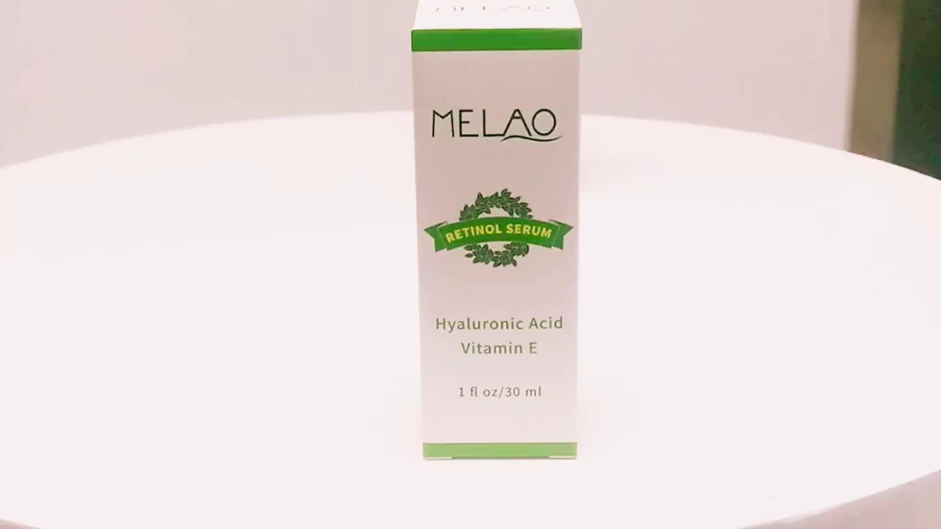 Mlao Enhanced Retinol Serum,2.5% With 20% Vitamin C And Hyaluronic Acid ...