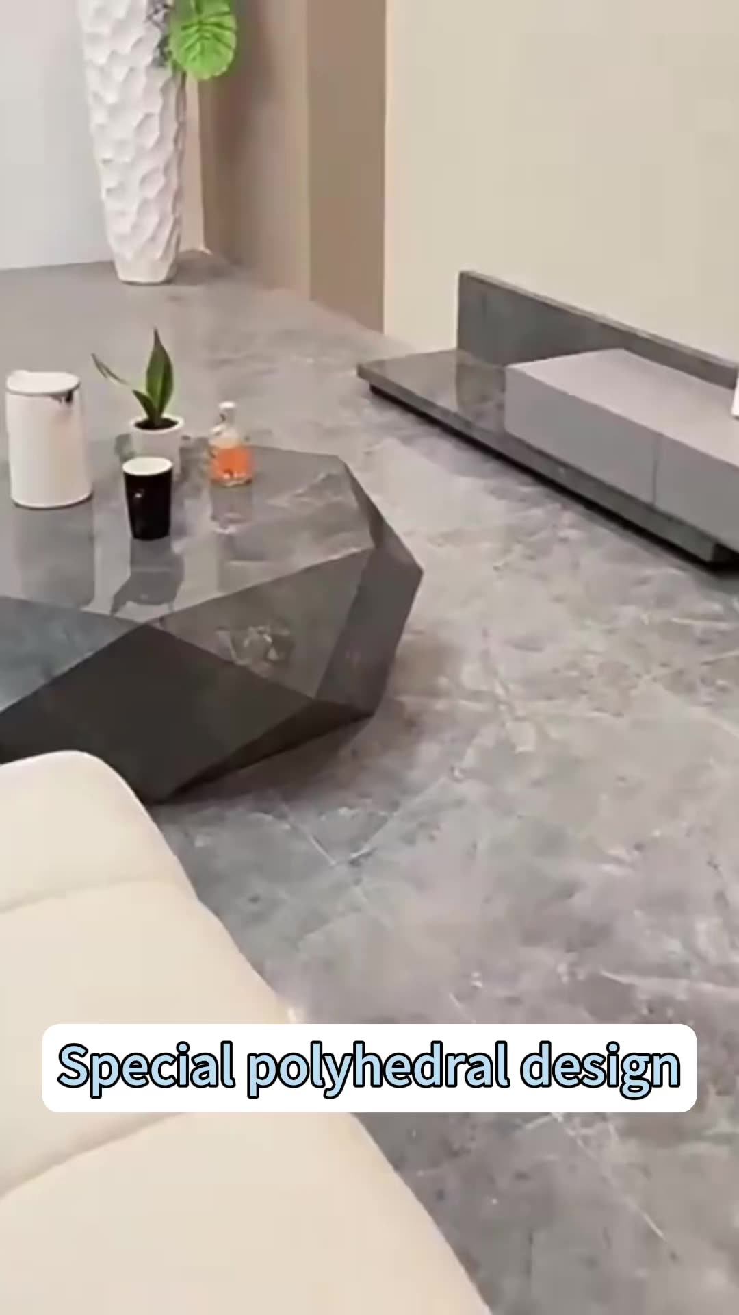 Hqslp Modern Luxury Marble Coffee Table Living Room Furniture Marble ...
