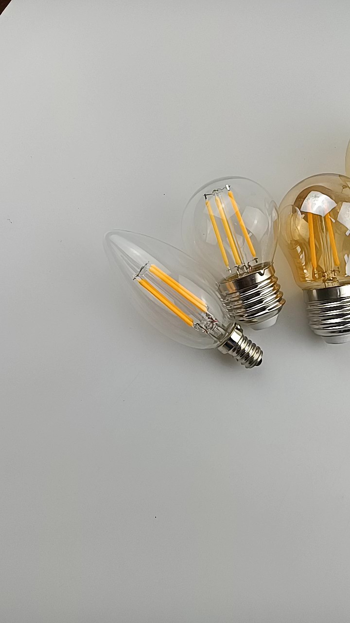 6 Watts Candle E12 110v Dimmable C35 Led Filament Light Bulb 360 Degree ...