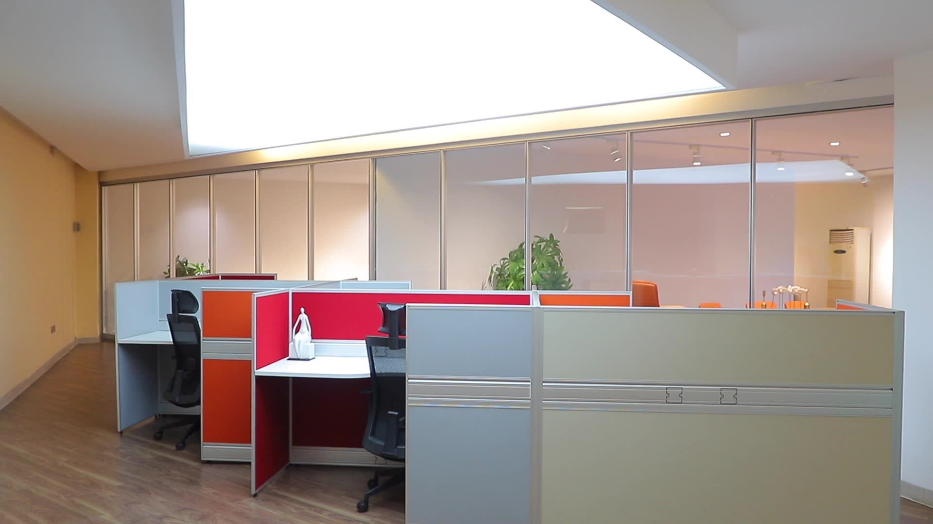 Modern Design Workstation Office Cubicle Panels With Glass - Buy ...