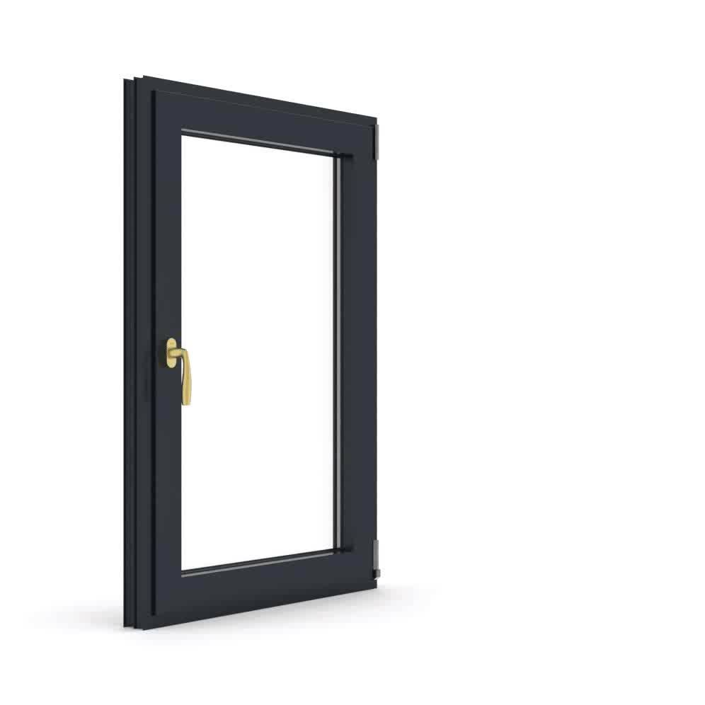 Aama/nfrc Certified Aluminum Single Dual Action Windows Tilt&turn And ...