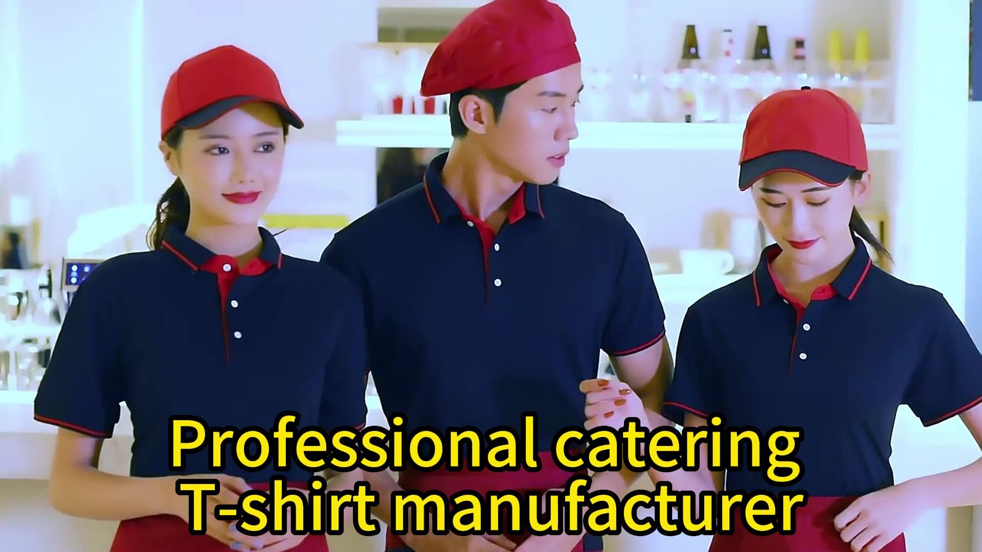 Chef Uniform Design Short Sleeve Workwear Restaurant Staff T Shirts ...