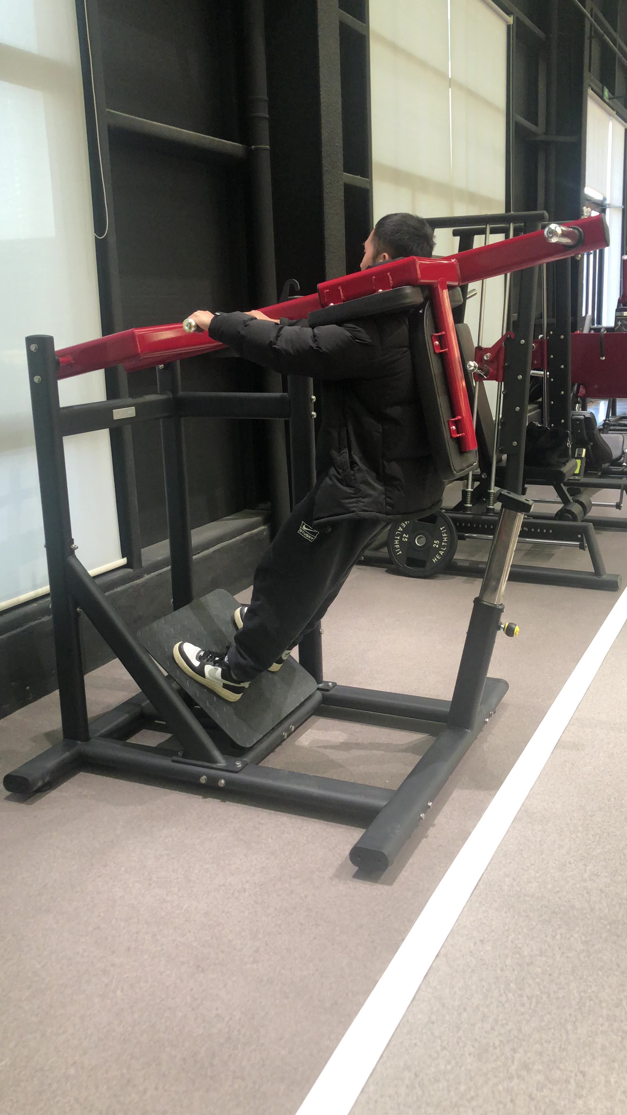 Plate Loaded Pendulum Squat Hip Glute Machine Ce Factory Direct Supply ...