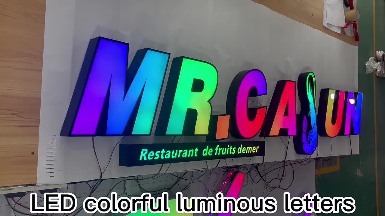 Le Mai 3d Luminous Character Architectural Sign Outdoor Channel Letter ...