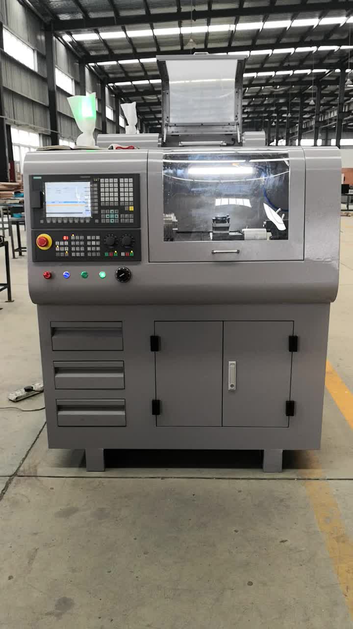Cnc210 Horizontal Cnc Mini Metal Turning Lathe Machine Tool Torno Heavy ...