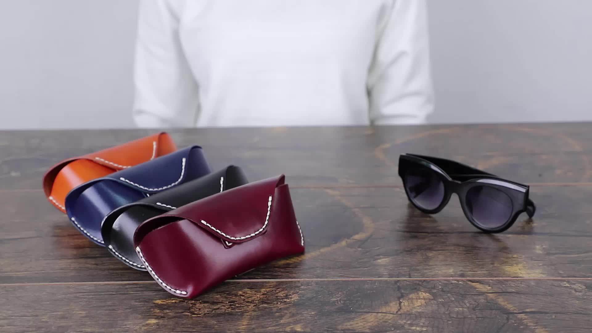 New Design Eye Glasses Case Sunglasses Cute Eye Glasses Case Leather ...