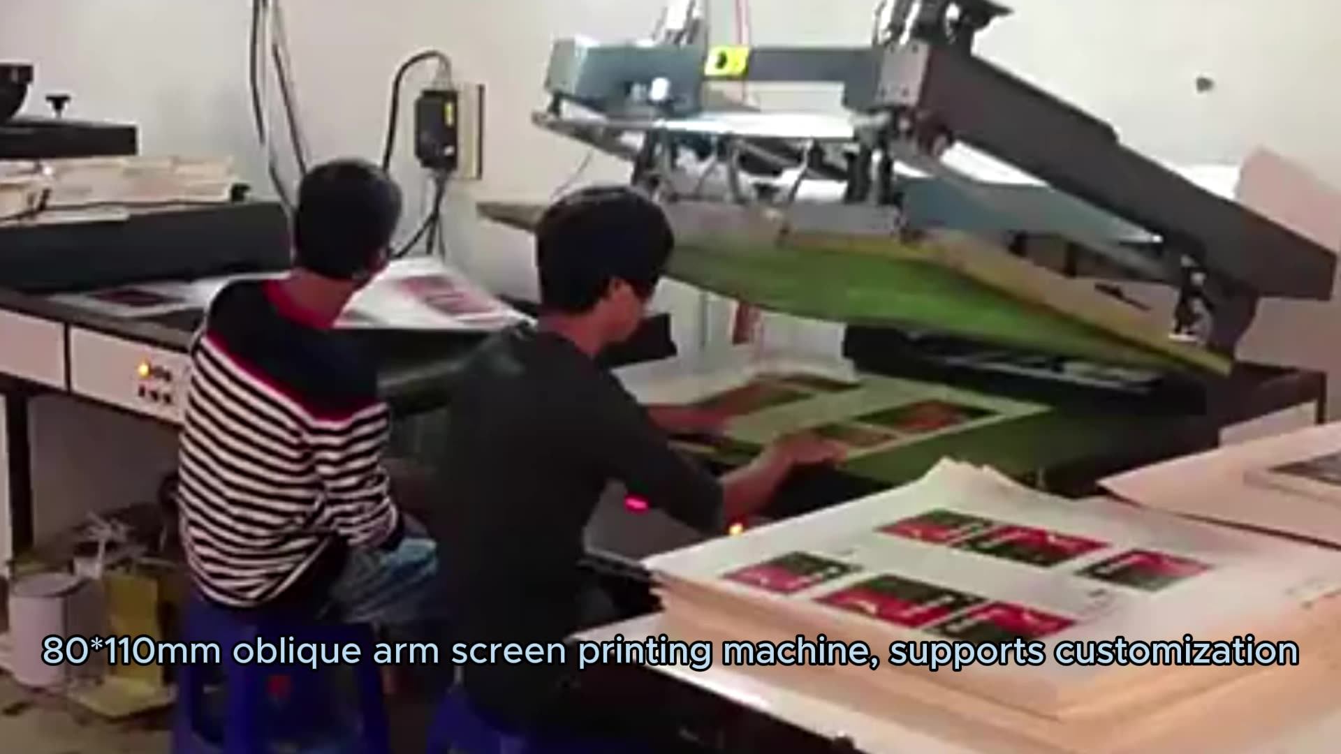 Factory Custom Oblique Arm Serigraphy Automatic Silk Flat Screen ...