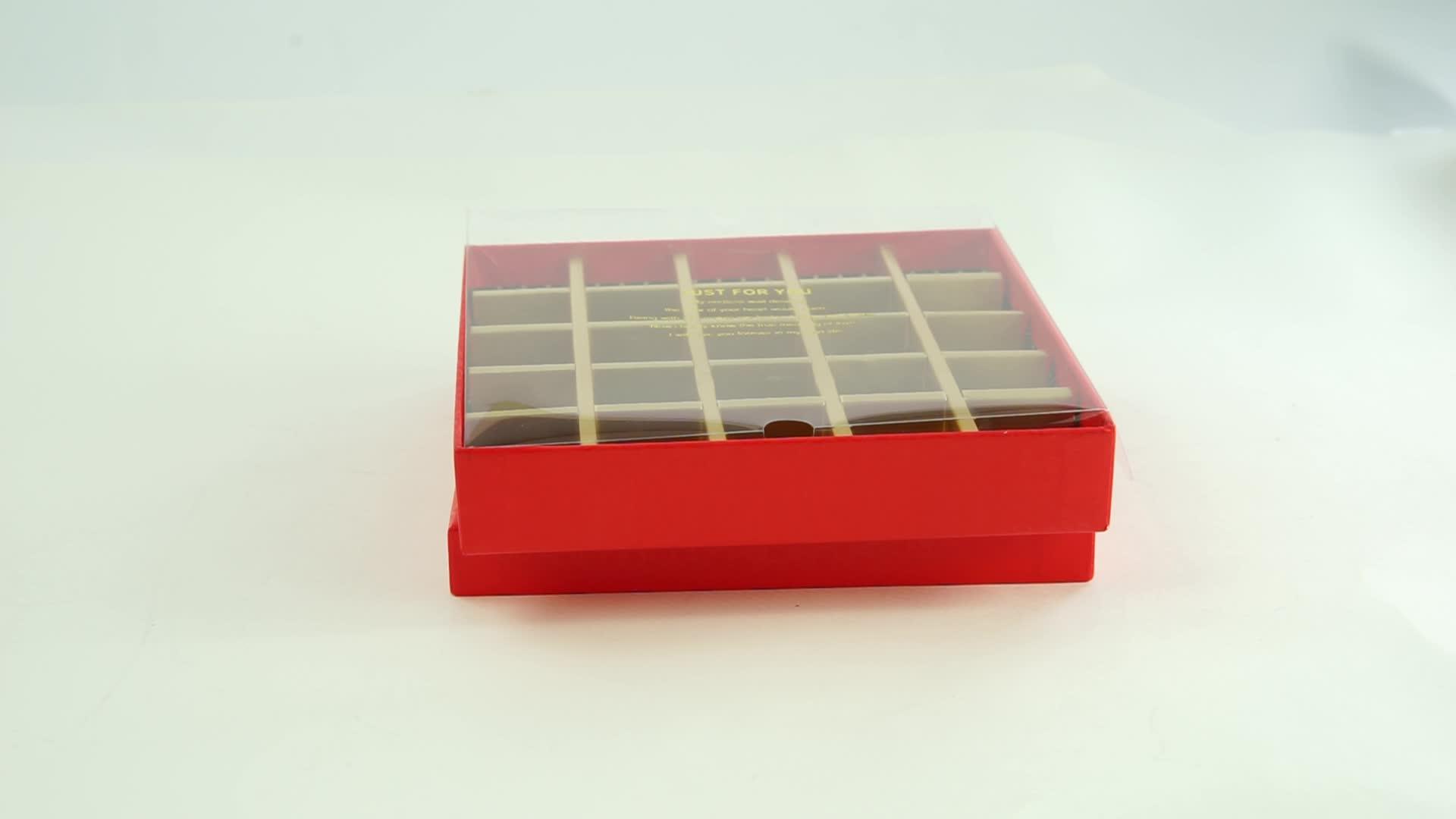 Custom High Quality Chocolate Box With Texture Paper - Buy Chocolate ...