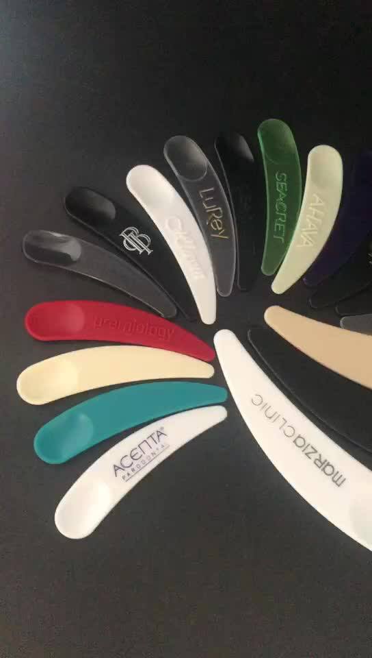 6cm Cosmetic Cream Moon Falcate Shape Plastic Hair Serum Spatula,Mask ...