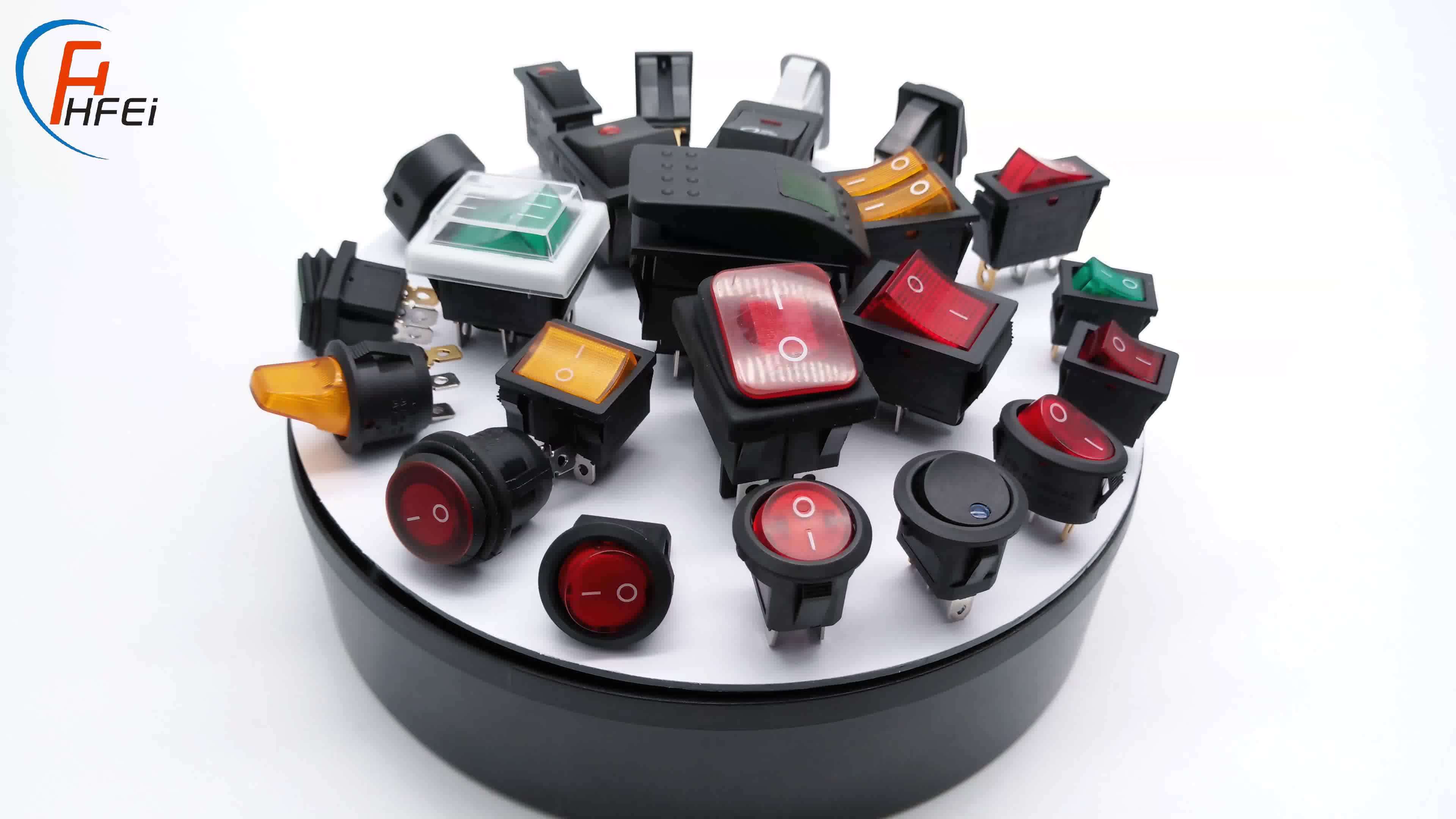 Rocker Switch T85 10a 250vac Leci Rs601 T105 4 Pin Rocker Switch Wiring ...