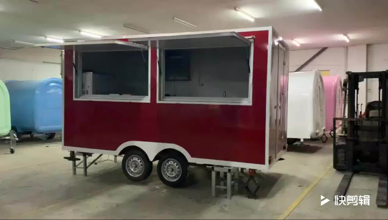 Mobile Food Truck/rolling Food Cart/food Beverage Machinery Cart - Buy ...