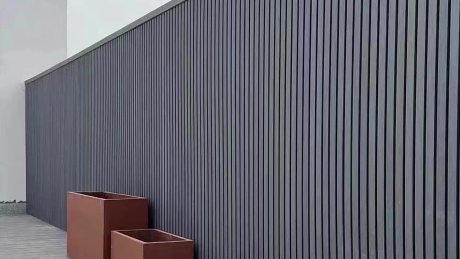 Engineering Outdoor Composite Wall Panel Exterior Wpc Decoration Easy ...