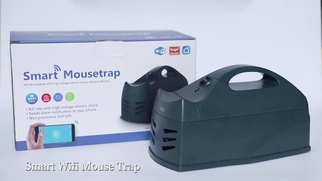 Wifi Mousetrap Smart Wireless Mouse Trap Waterproof Mouse Trap Wifi ...