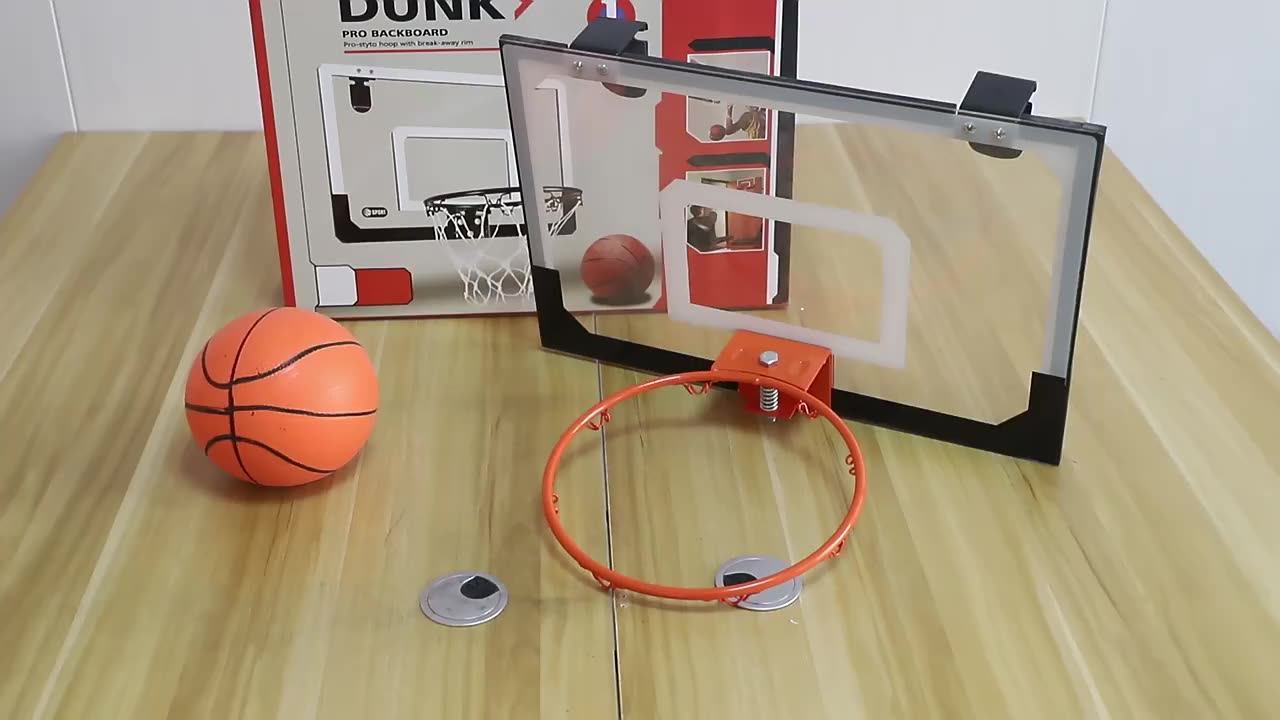 18 X12inch Basketball Backboard Over The Door Mini Basketball Hoop ...