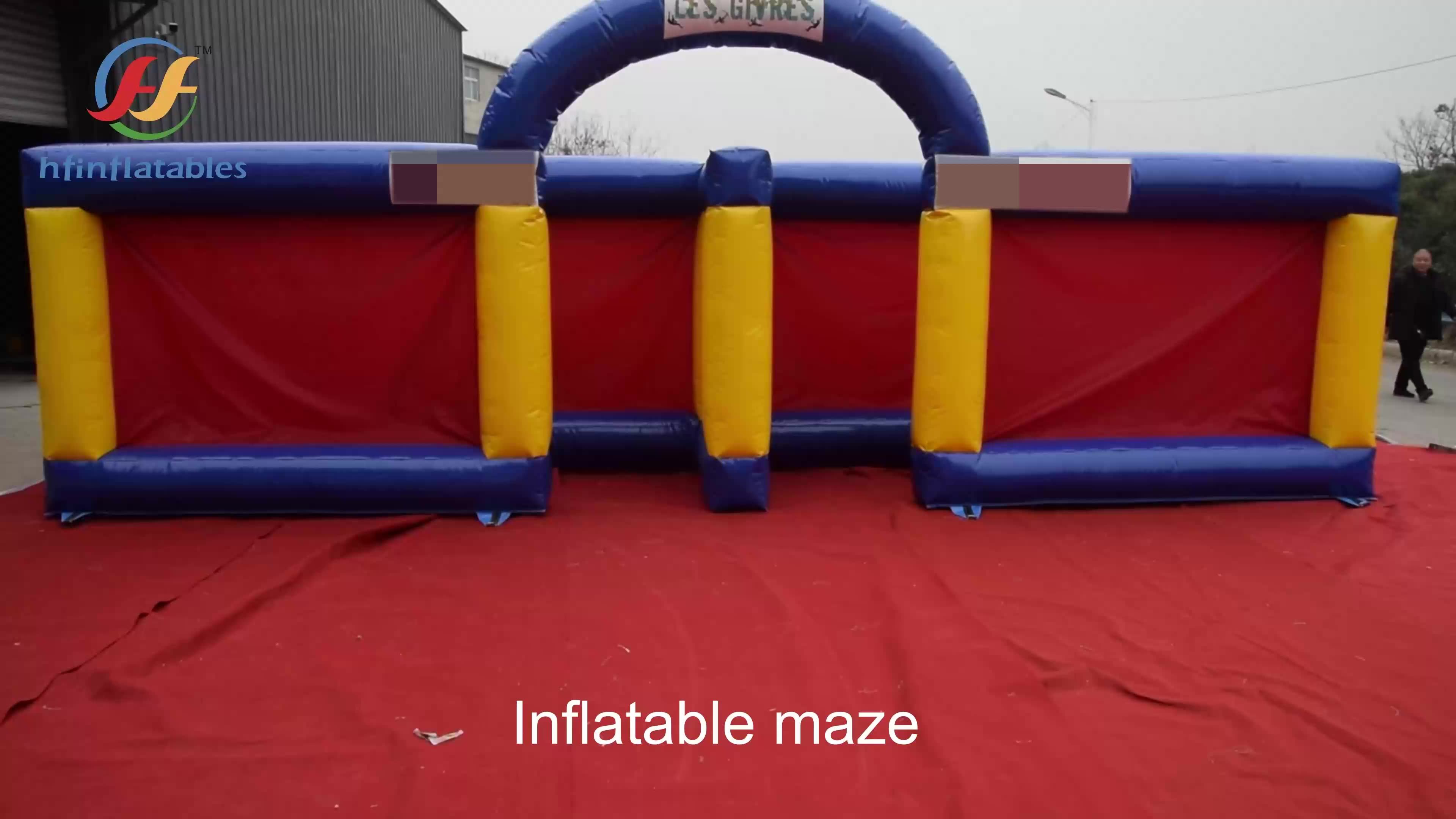 Inflatables Fun House Maze For Sale Customized Design Inflatable Sport ...