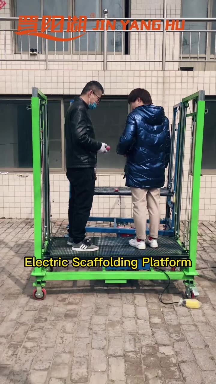 6m Mobile Electric Scaffolding Lift Platform For Construction Multiple ...