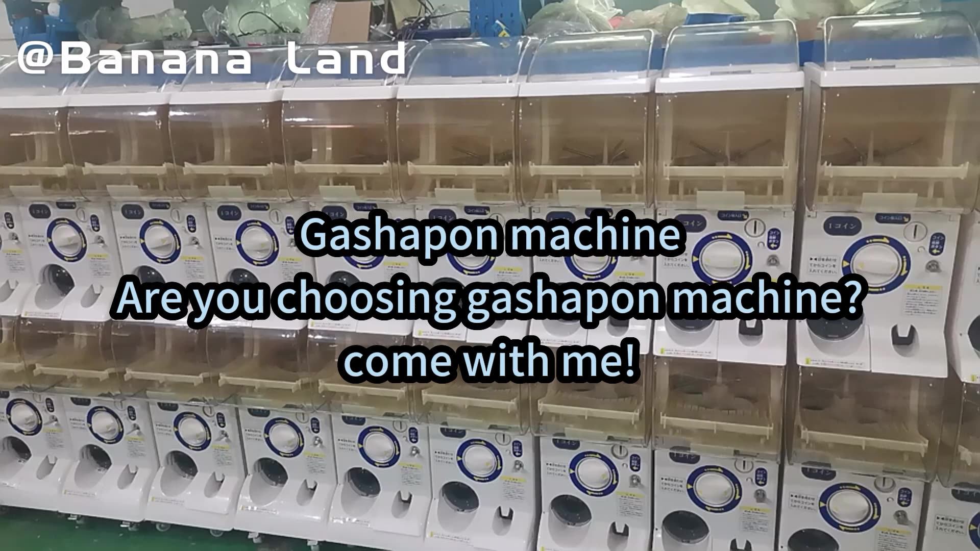 Banana Land Japanese Gacha Vending Machine Prize Candy Automatic Coin ...