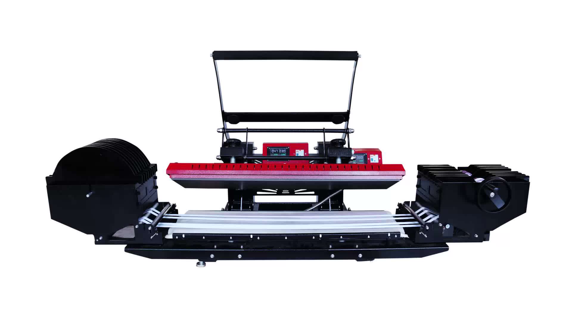 Microtec Heat Press Lzp-40-dh Double Heating Platens Ribbon Printing ...