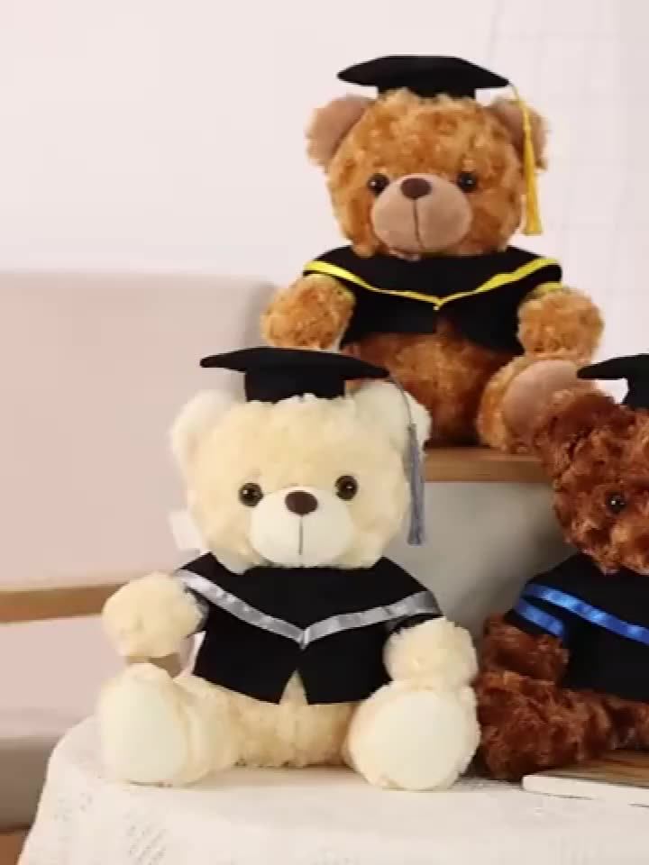 New Design Graduation Bear Plushies Toy Doll Soft Graduation Teddy Bear ...