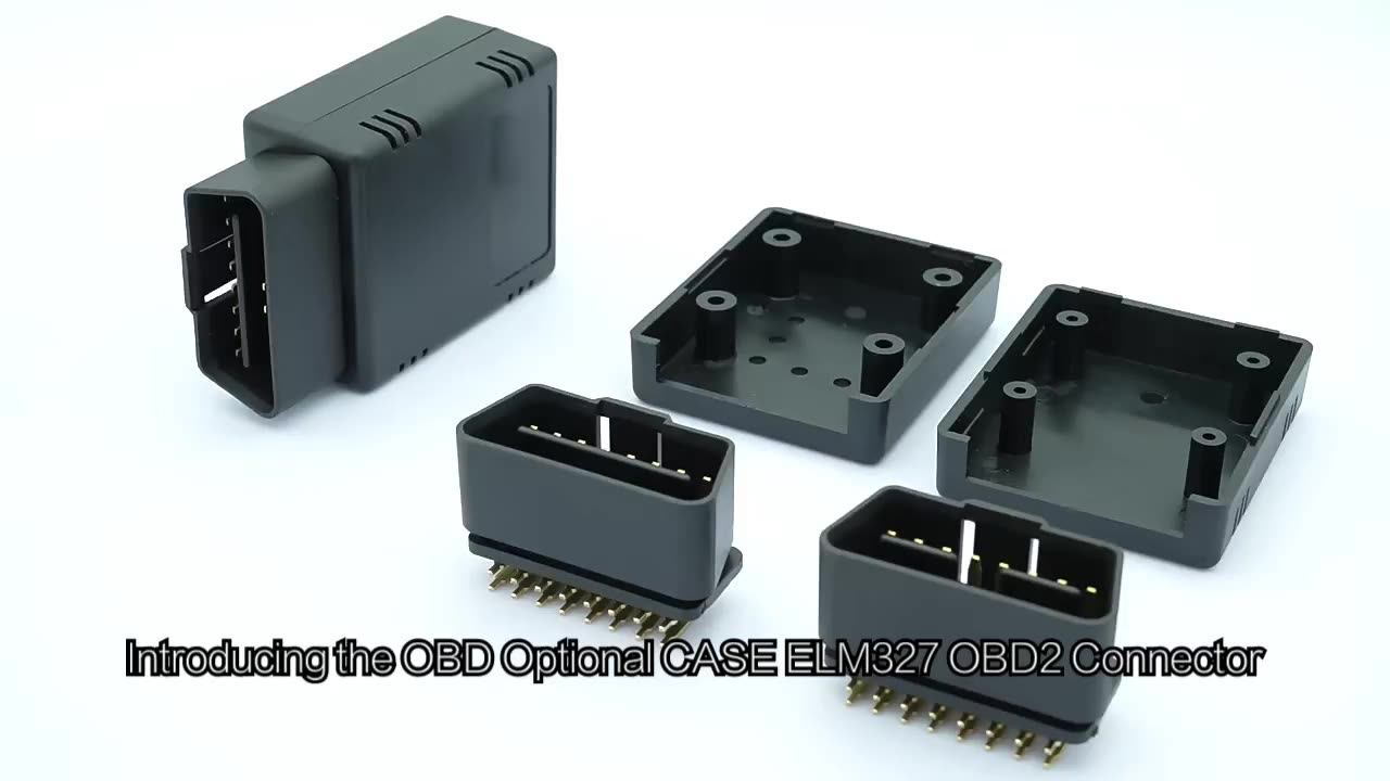 Obd Optional Case Elm327 Obd2 Connector Enclosure Plastic Cover J1962 ...