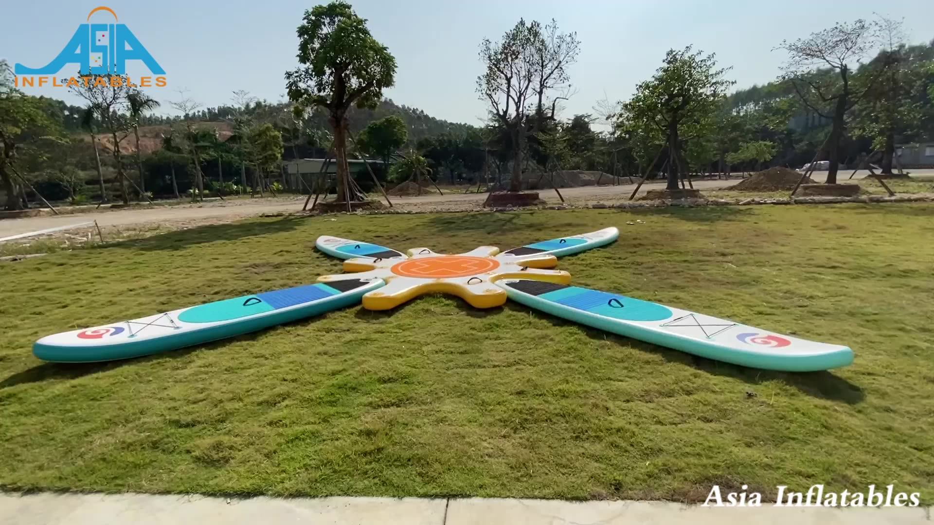 Inflatable Modular Sup Pod Docking System Paddle Board Parking Platform ...