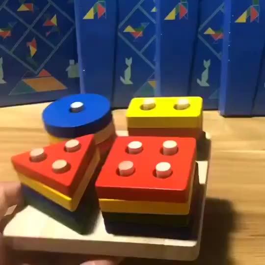 Cognitive Matching Classification Of Wooden Geometric Shapes,Pillars ...