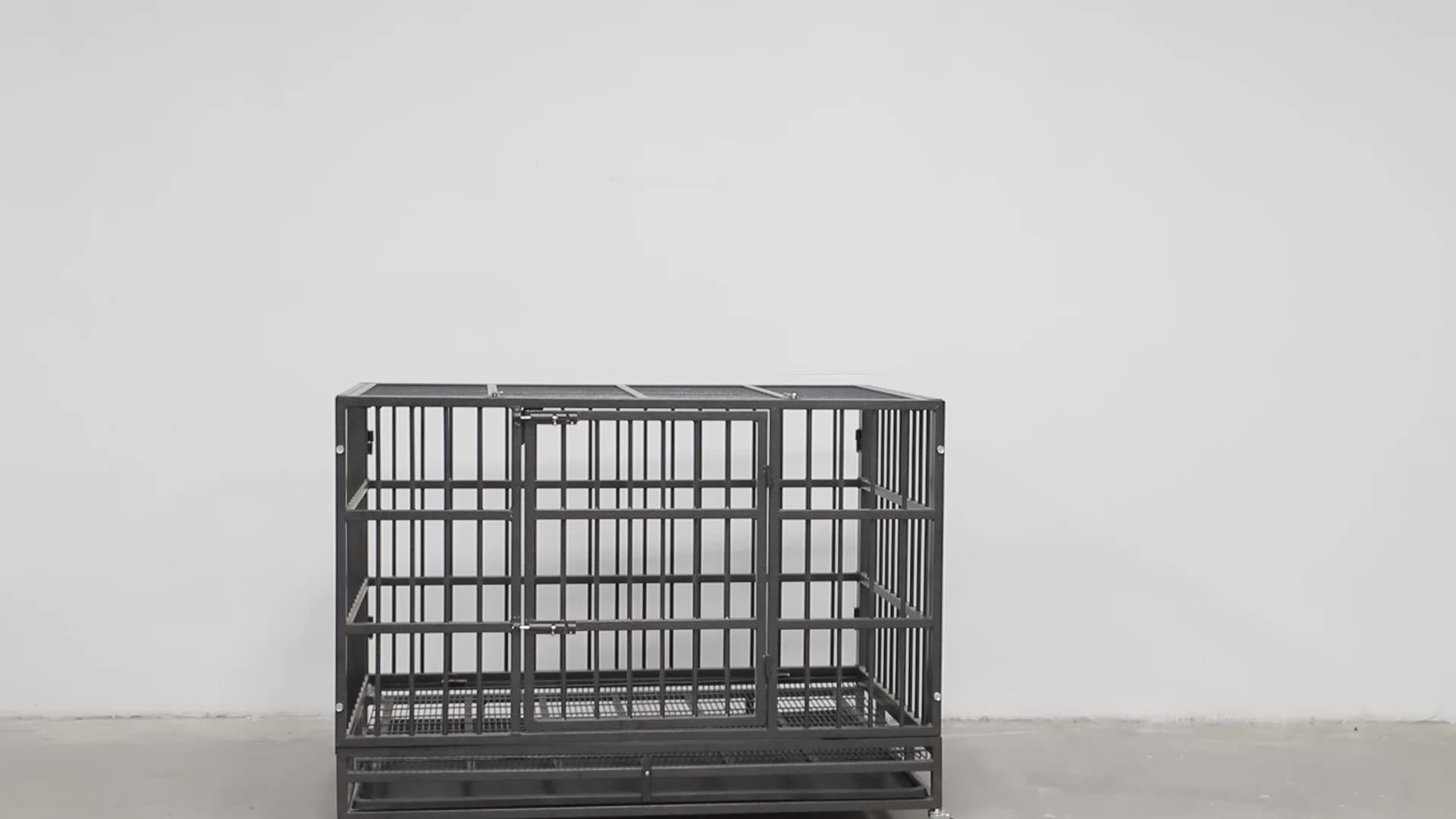 Selling Double Door Xxl Heavy Duty Dog Cage Outdoor Kennel Cages Crate ...