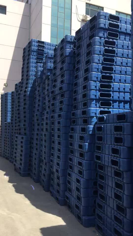 Heavy Duty Reversible Plastic Pallet Double Faced Stackable Warehouse ...