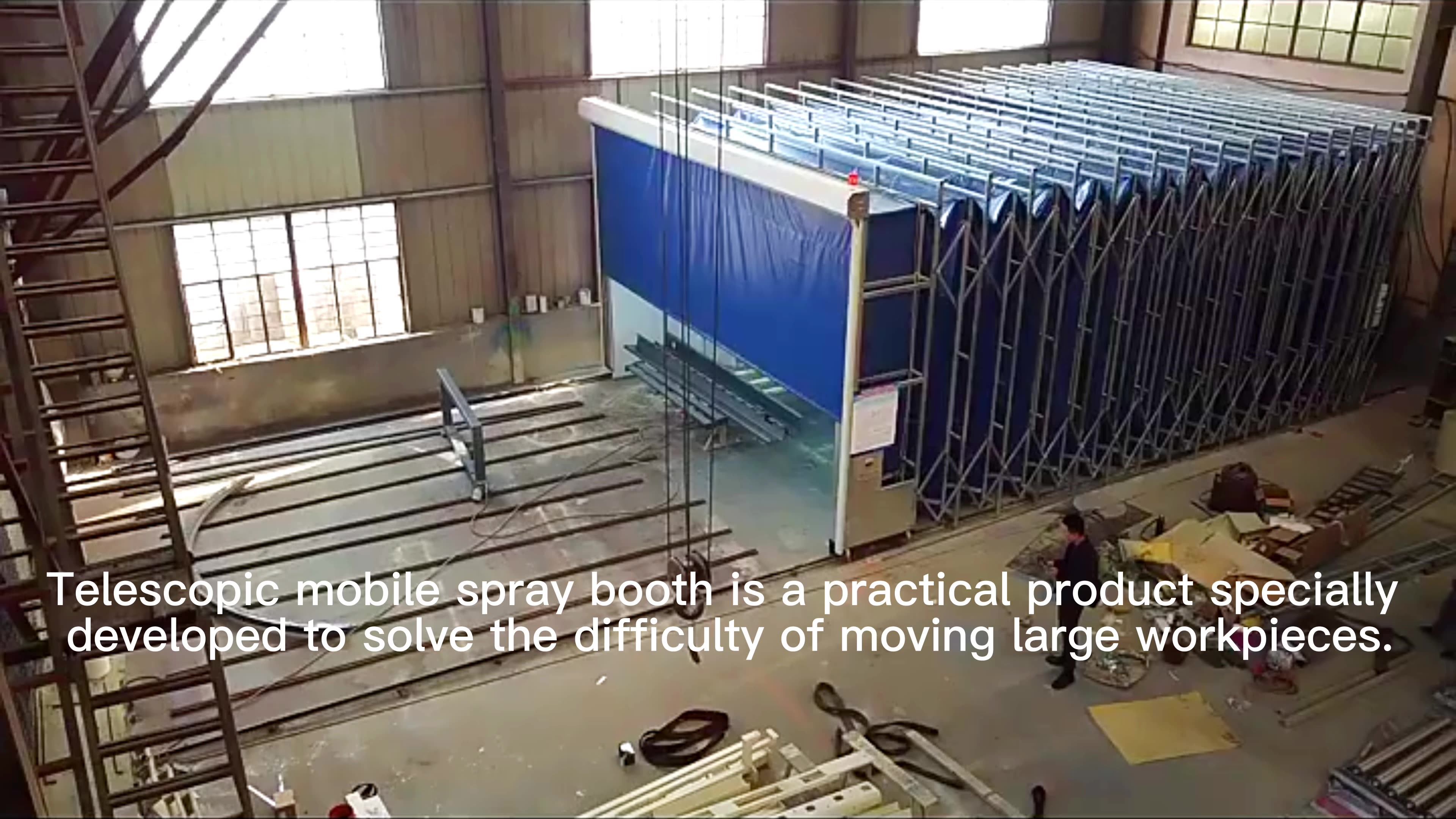 Ce Certified Collapsible Retractable Spray Paint Booth For Large ...