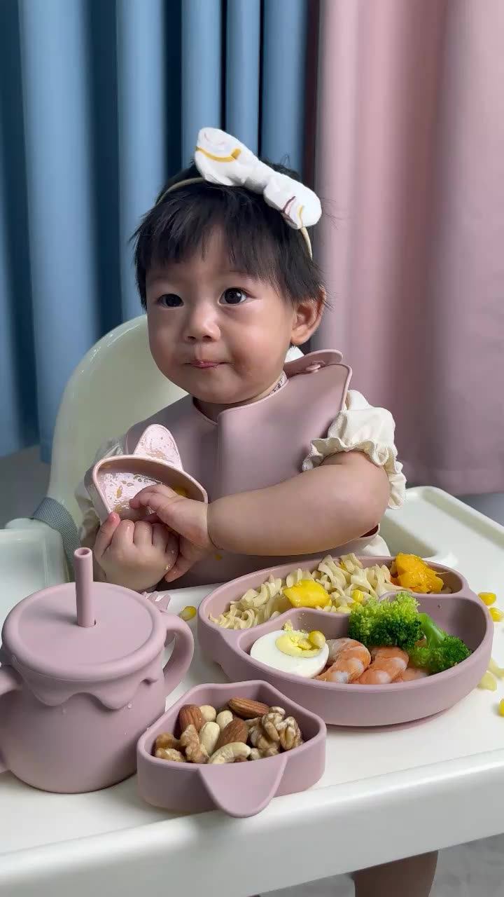 Oem/odm Bpa Free Baby Utensils Weaning Bowl Suction Plate Feeding Set ...