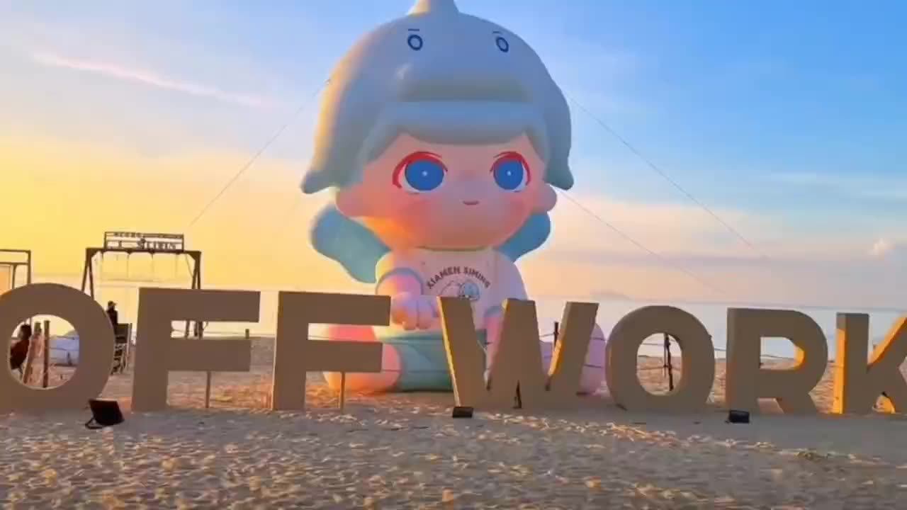 Giant Custom Girl Doll Inflatable Custom Design Big Mascot Advertising ...