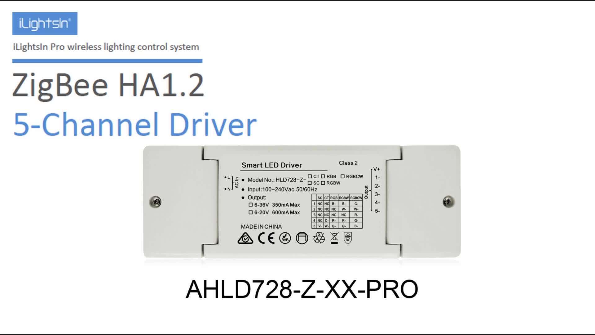 1 2 3 4 5 Channel Constant Current 100v 220v 240v 15w Zigbee Rgbcw Rgb ...