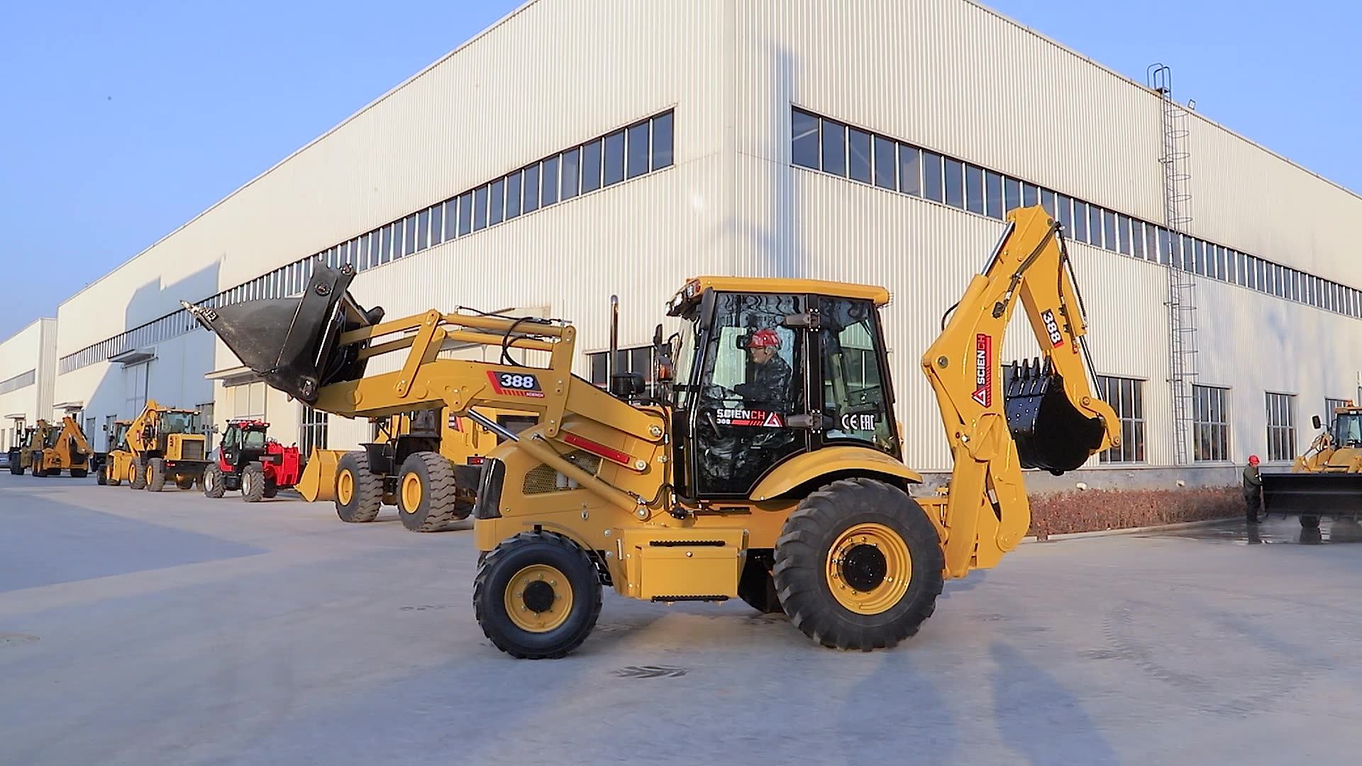 388-2 Diesel 4x4 Tractor Excavator Front Backhoe Loader 3cx Spare Parts ...