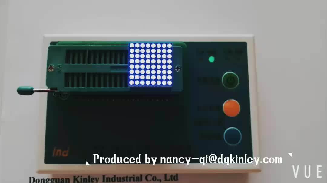 Super Red Led Dot-matrix Display F3.0 Round 5x7 For Text And Graphic ...