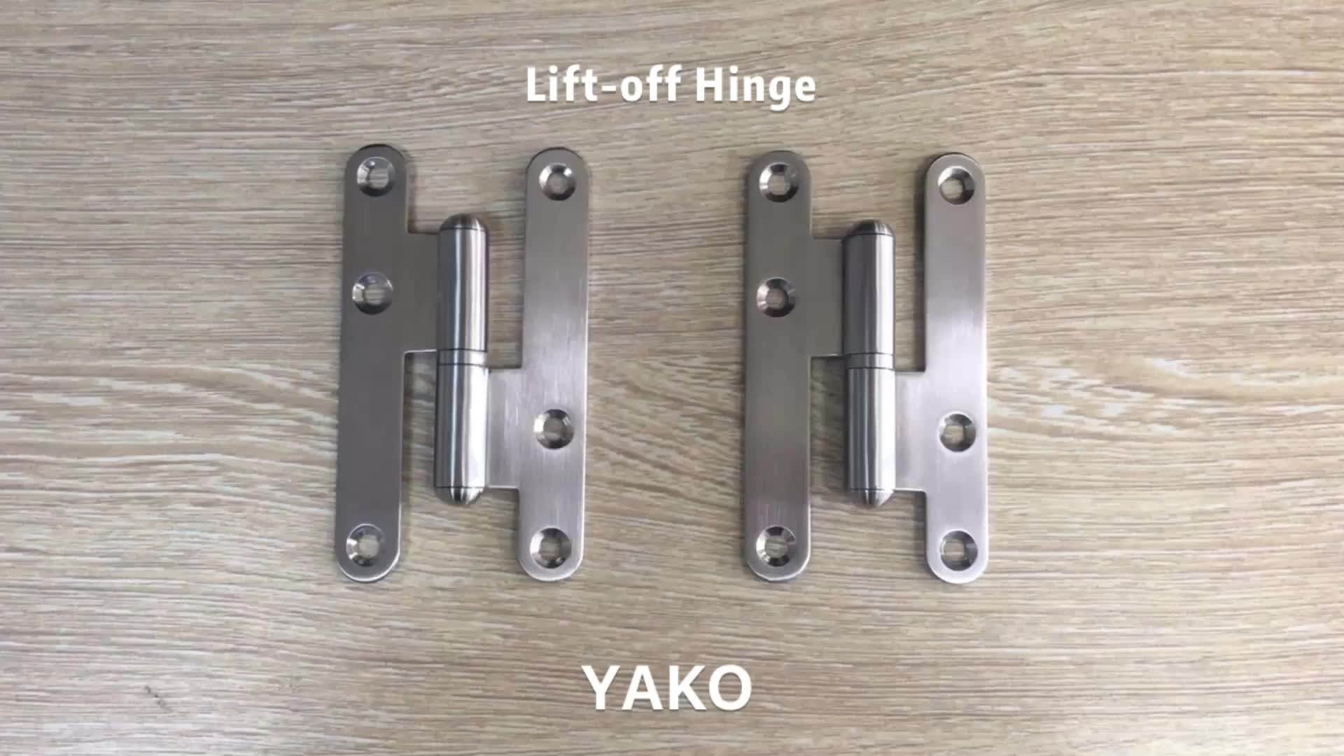 Detachable Stainless Steel Lift-off Ball Bearing Hinge H Type Removable ...
