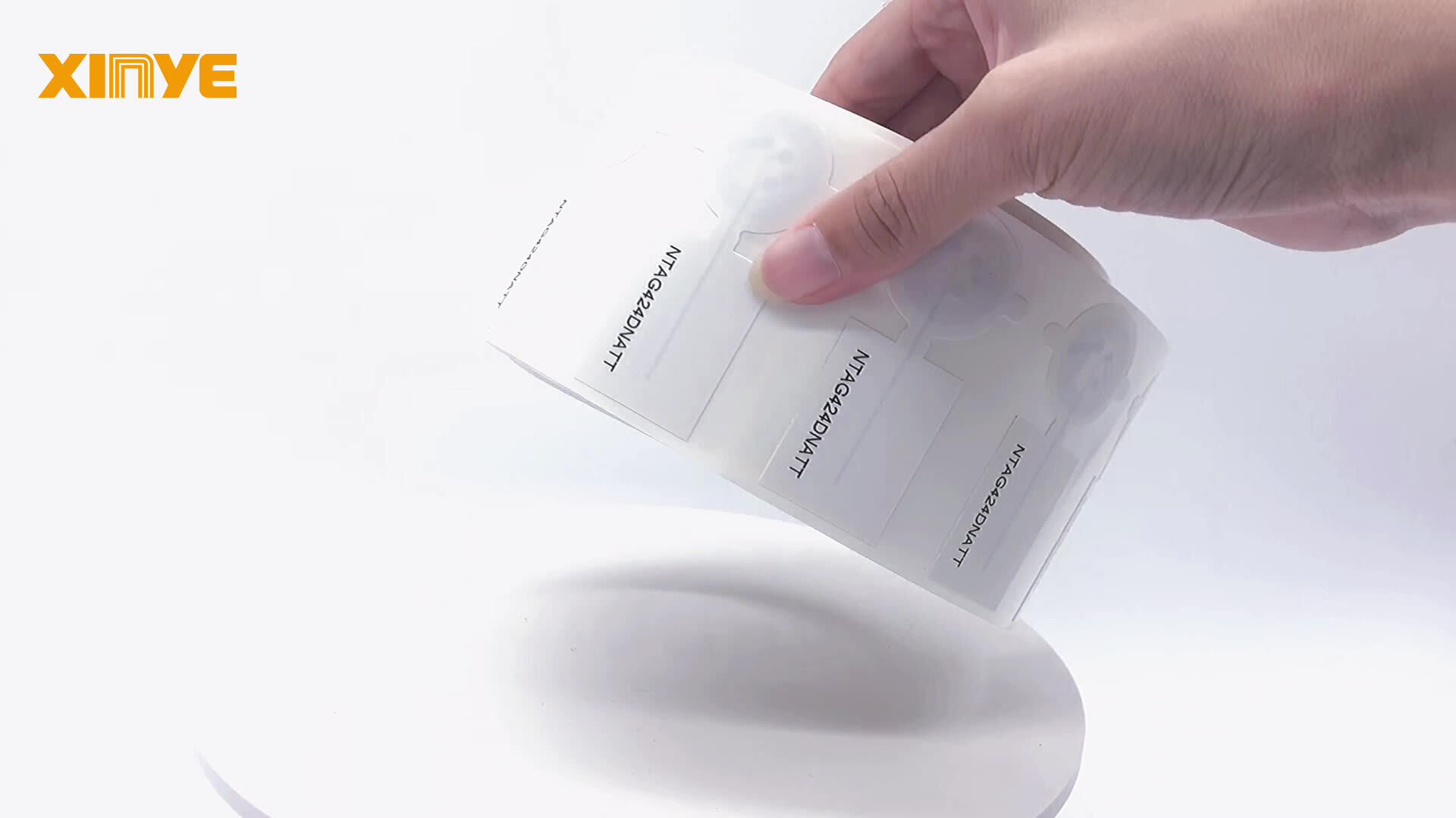 Iso14443a Protocol Rfid Hf Tags Pet Material 13.56mhz Nfc 424dna Tt 416 ...