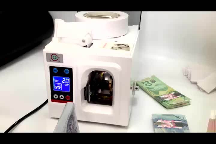 Automatic Cash Binding Machine/money Binder 20/25/30/40mm - Buy Money ...