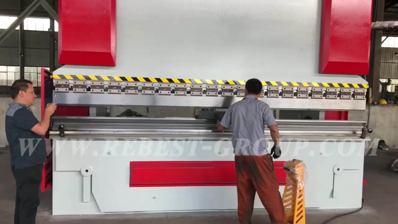 Rebest Hydraulic Metal Sheet Bending Machine Metal Plate Press Break ...