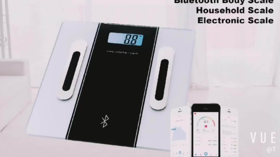 Digital Body Weight Scale With Large Lcd Screen Display Touch Panel And ...