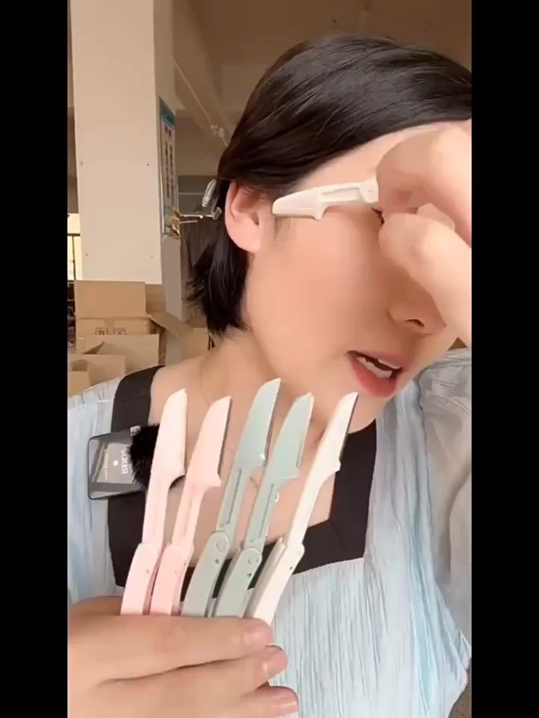 100% Eco-friendly Girls Bikini Dermaplaning Tool Womens Shaving Face ...