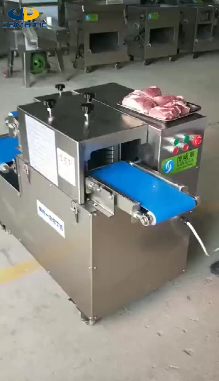 Industrial Chicken Fish Cube Stew Meat Dicer Bacon Slicing Cutter Steak ...