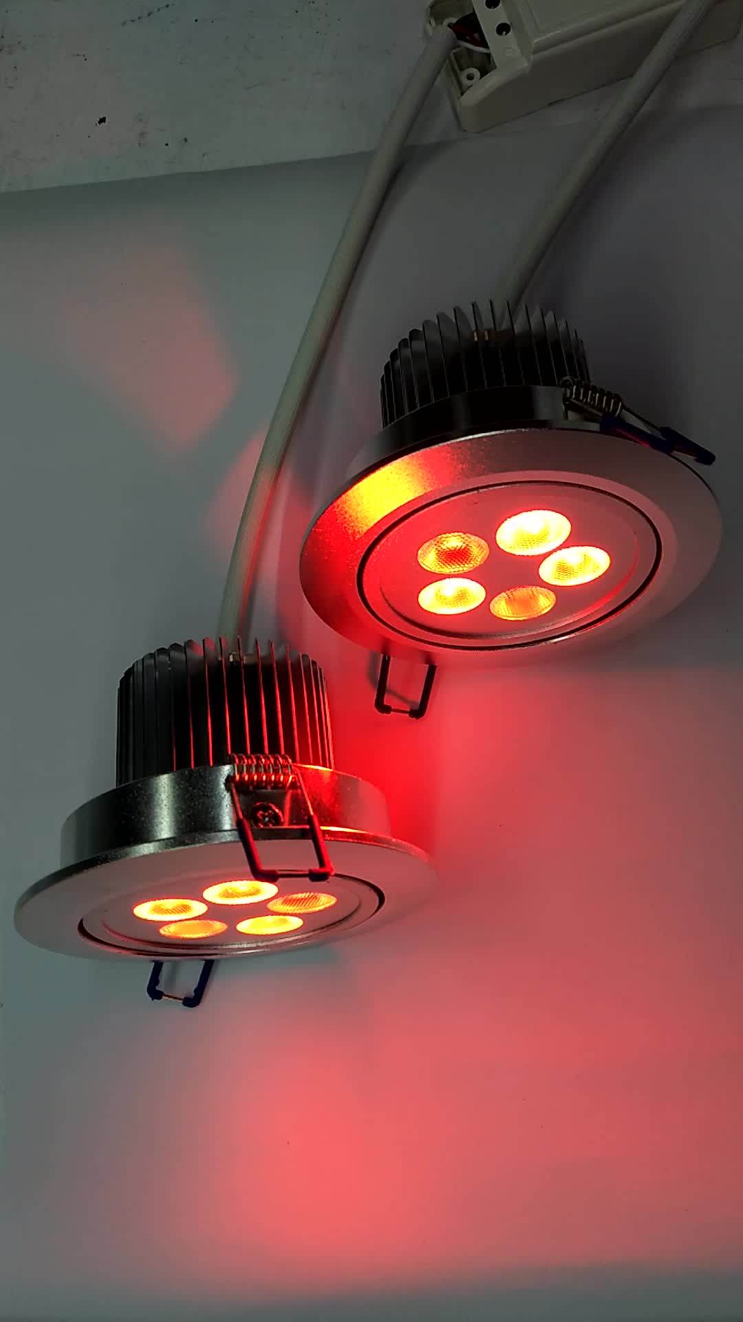 Taiwan Epistar Chips Led 12-24v 5x3w 3in1 Rgb+warm White Recessed Led ...