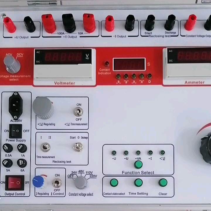Single Phase Secondary Injection Test Set / Sing Phase Relay Protection ...