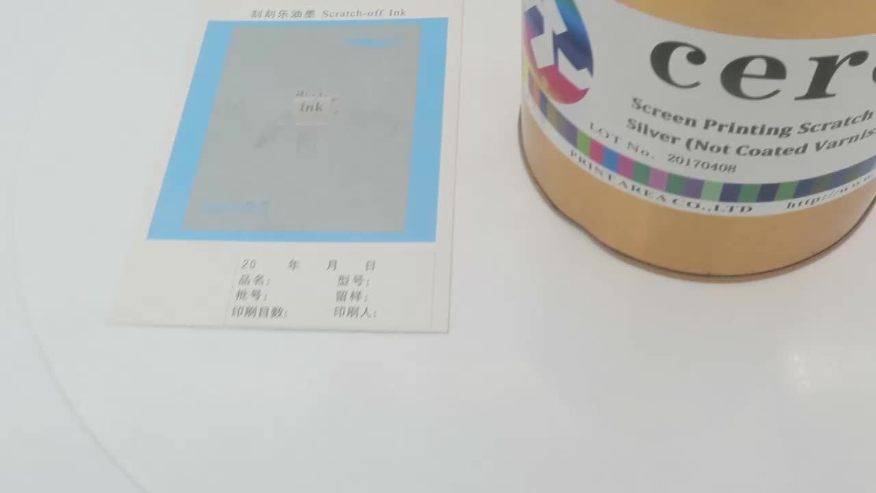 Factory Wholesale Screen Printing Scratch Off Ink,Scratch Off Ink ...