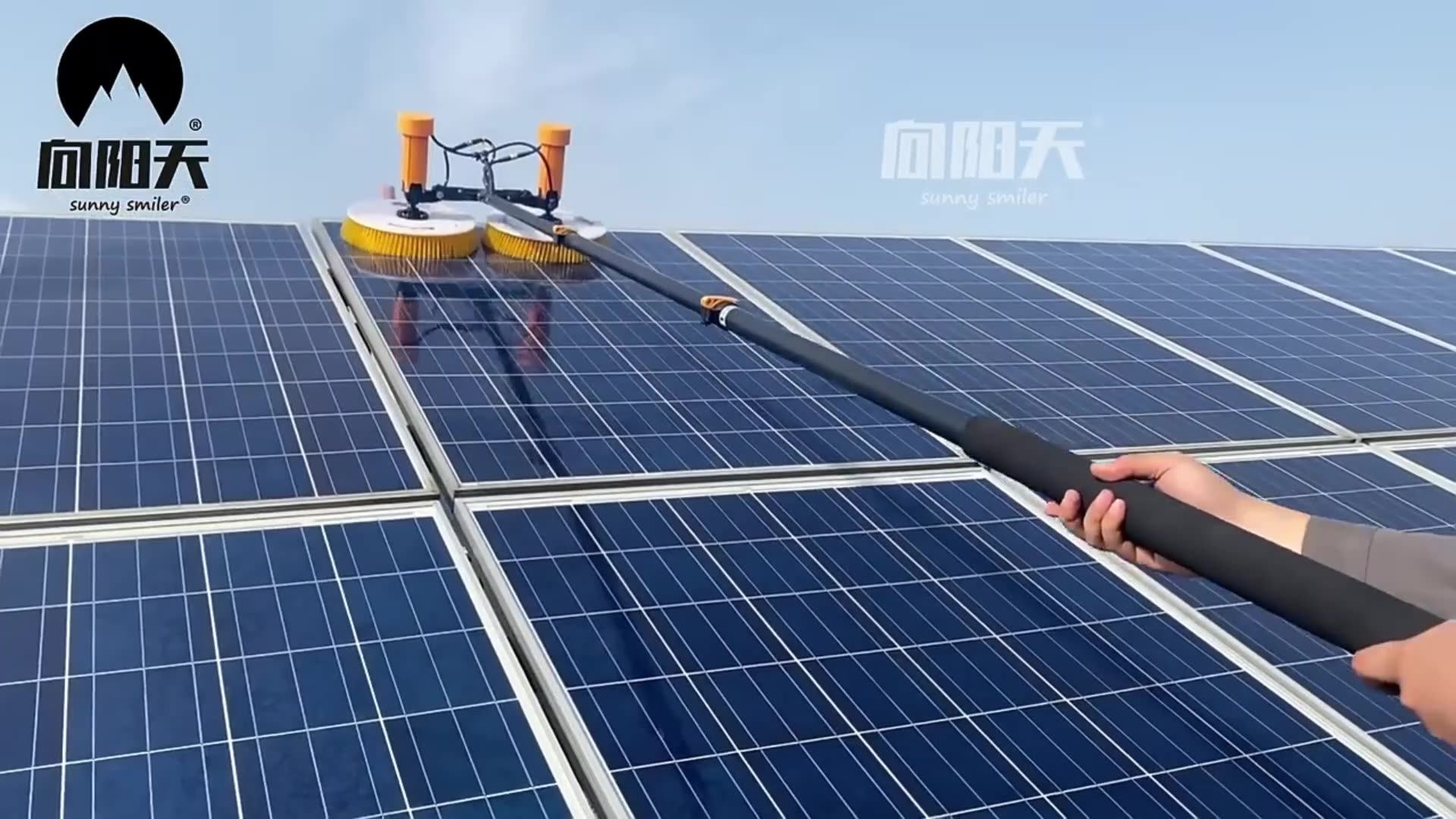 Sunnysmiler Terbaik Panel Tenaga Surya/solar Panel Robot Pembersih ...