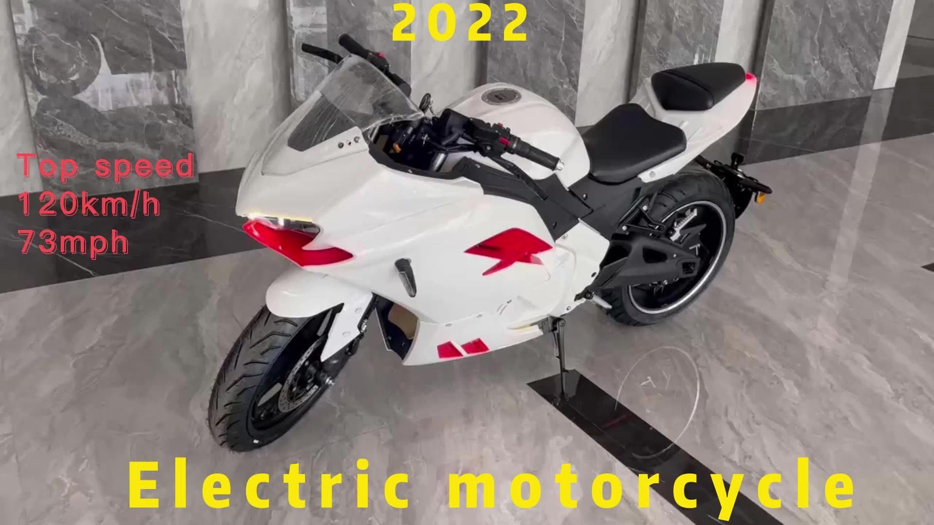 Adult Electric Motorcycle With 72v 3000w 5000w 10000w High Speed Hub ...