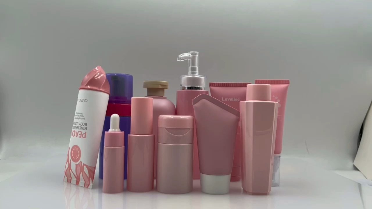 50ml100ml 150ml Pink Plastic Tube Empty Cosmetic Tubes With Face Wash ...